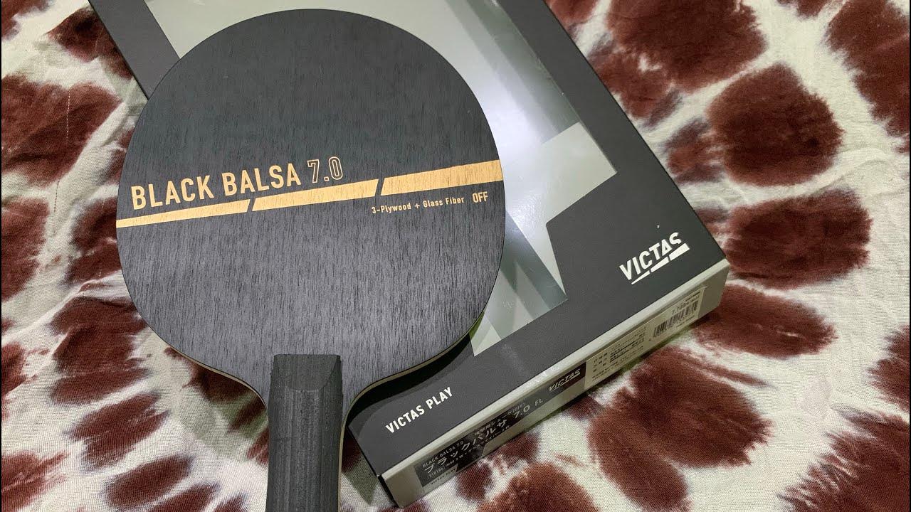 Victas Black Balsa 7.0 Table Tennis Blade - YouTube