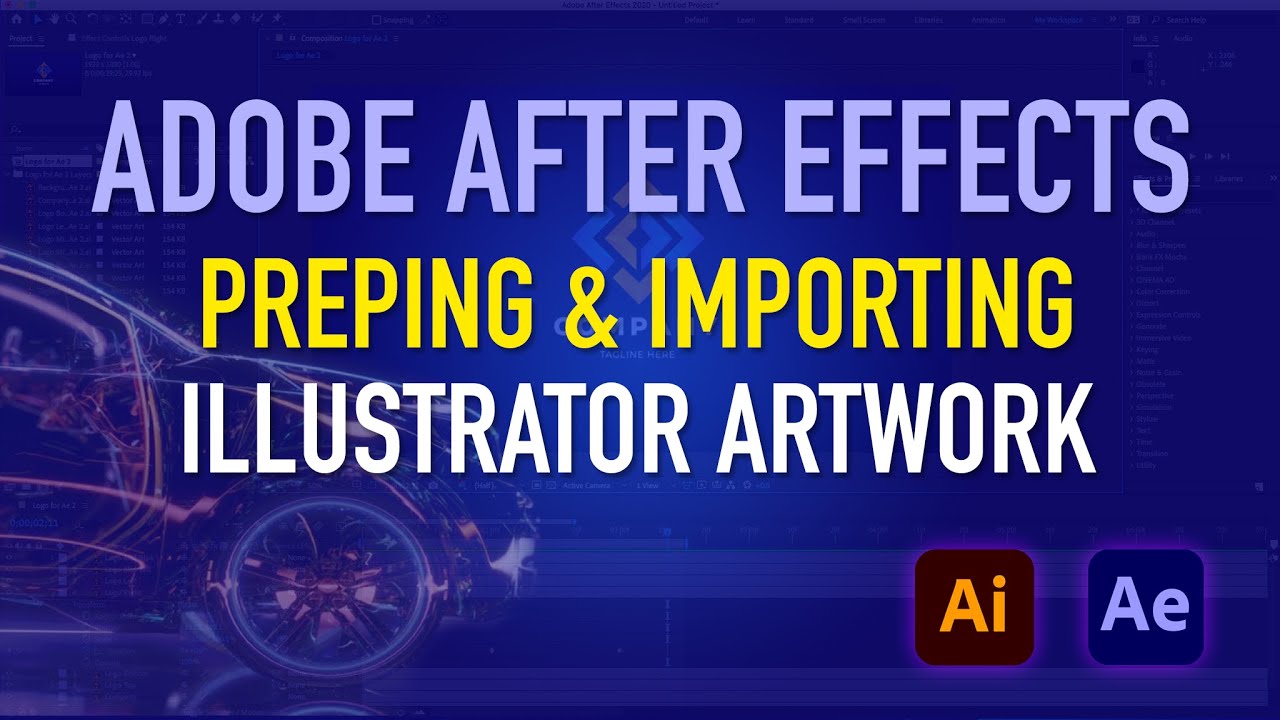How To Prepare And Import An Illustrator File Into After Effects For how-to-prepare-and-import-an-illustrator-file-into-after-effects-for