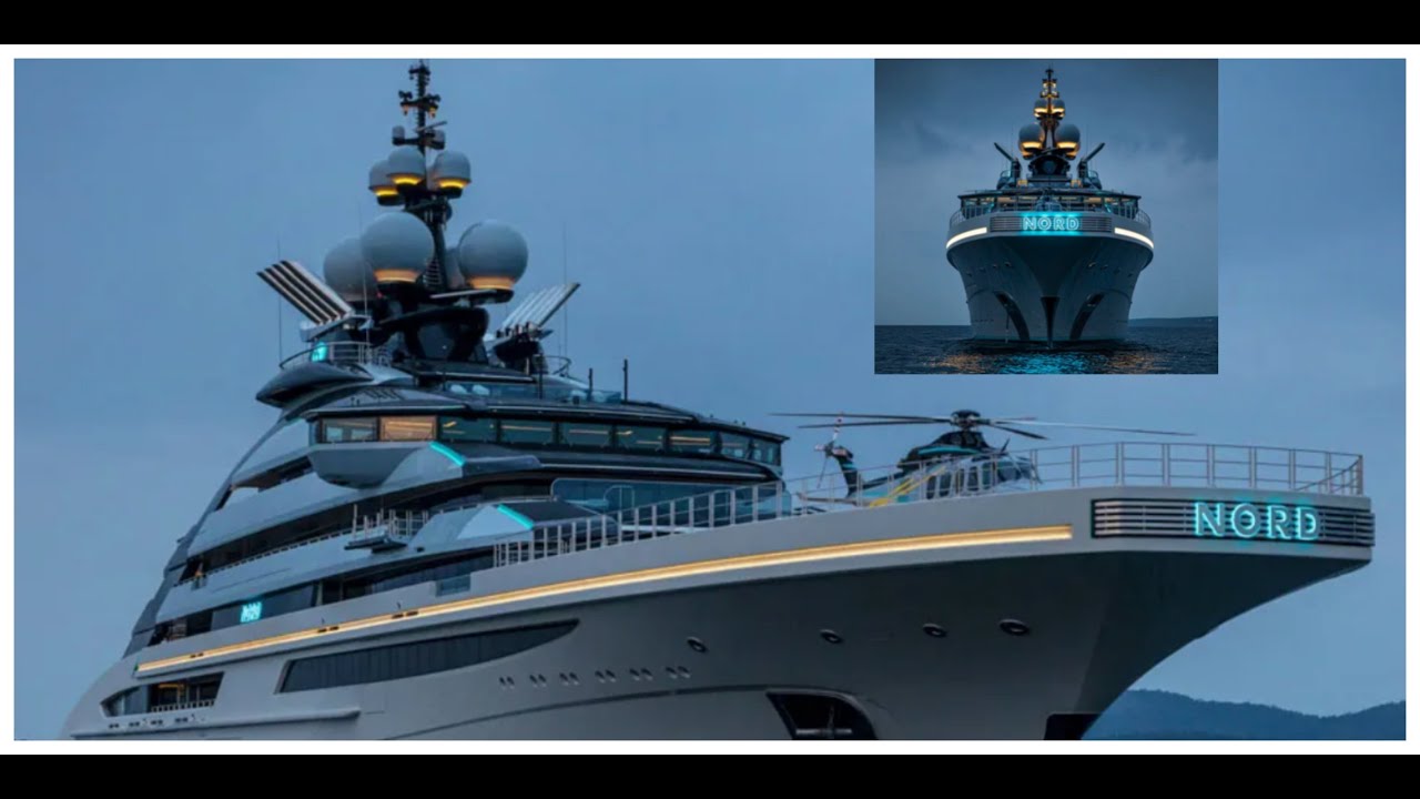 Lürssen Yachts Launches 464-foot SuperYacht 'Nord' - YouTube