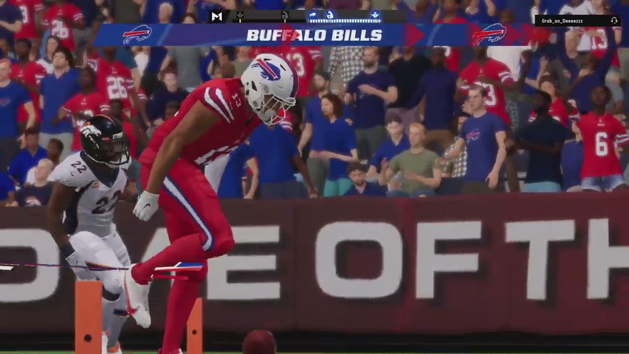 Madden NFL 23 Hail Mary Touchdown Gabriel Davis Highlight - YouTube