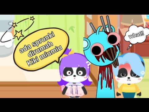 WHAT!!😱ADA SPRUNKI DIRUMAH KIKI DAN MIUMIU | BABY BUS | # ...