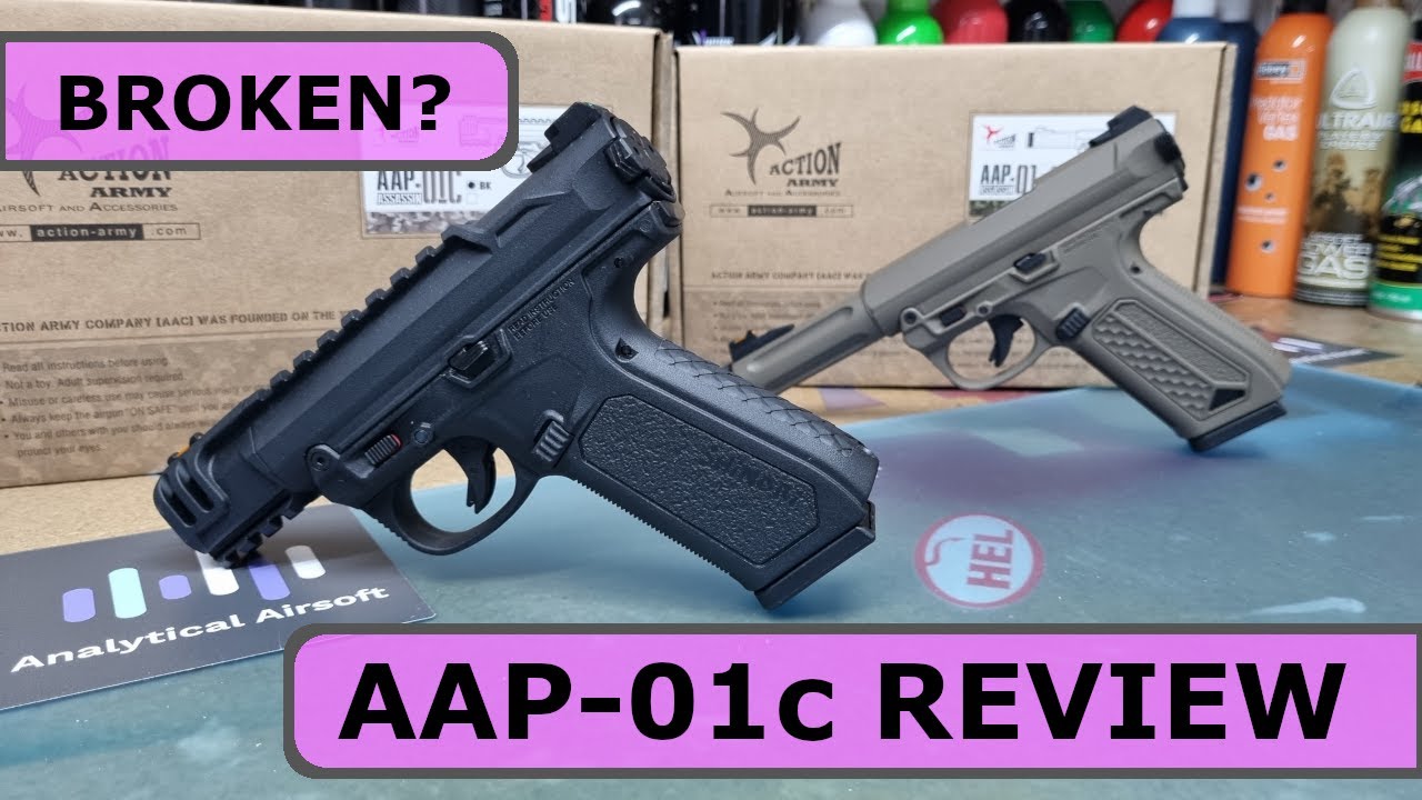 Action army AAP-01c review, unboxing and comparison to the AAP-01 ...