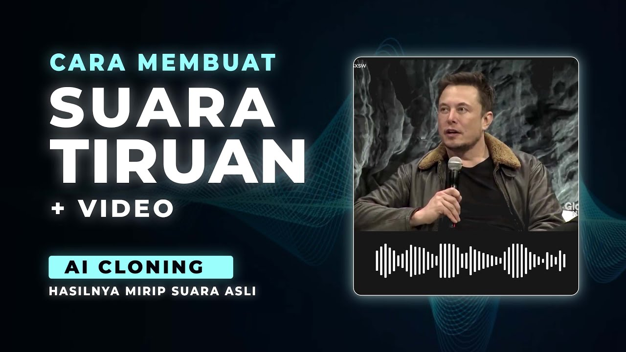 Ini Dia Cara Bikin Suara Tiruan Orang - AI Cloning Tutorial - YouTube