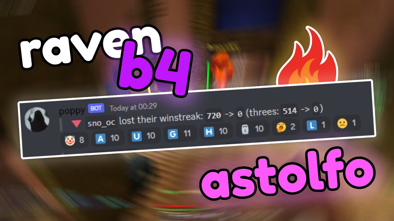 sniping 700 winstreak with raven b4 (hypixel bedwars) - YouTube