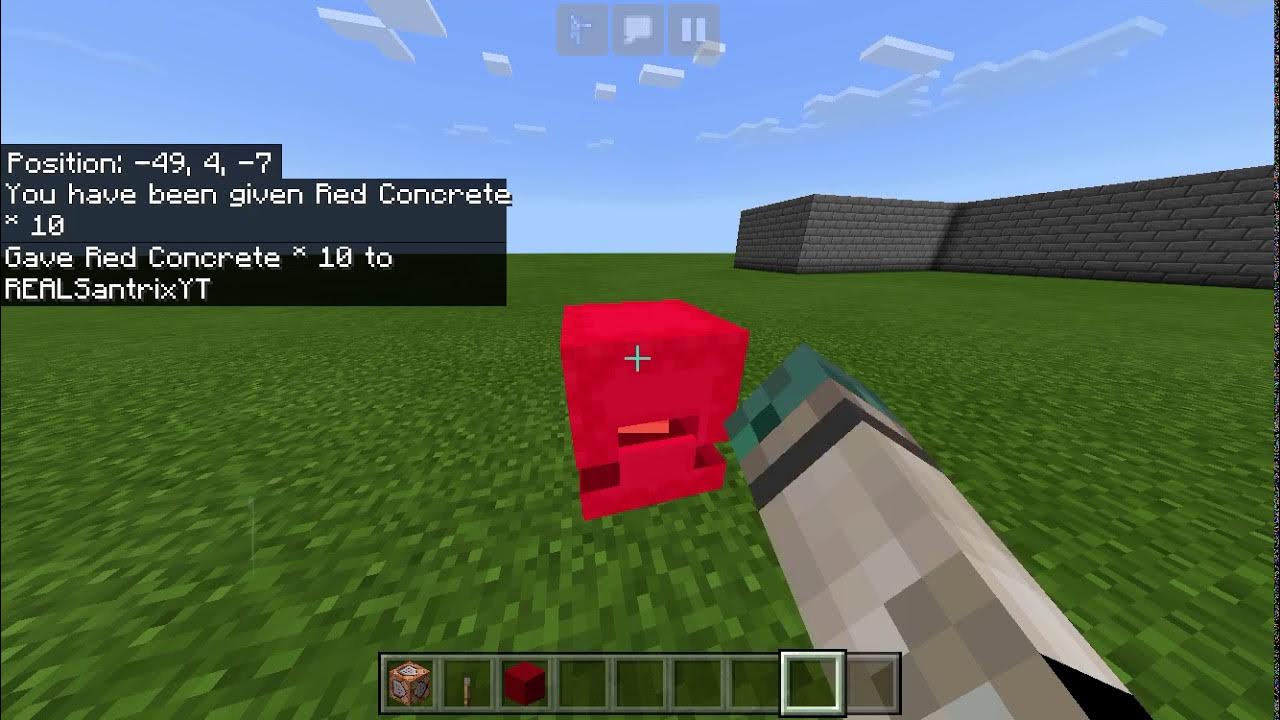 How to use the /give Command in Minecraft Bedrock! - YouTube