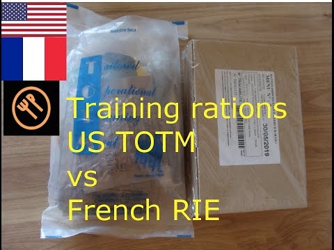 Training rations US TOTM vs French RIE - YouTube