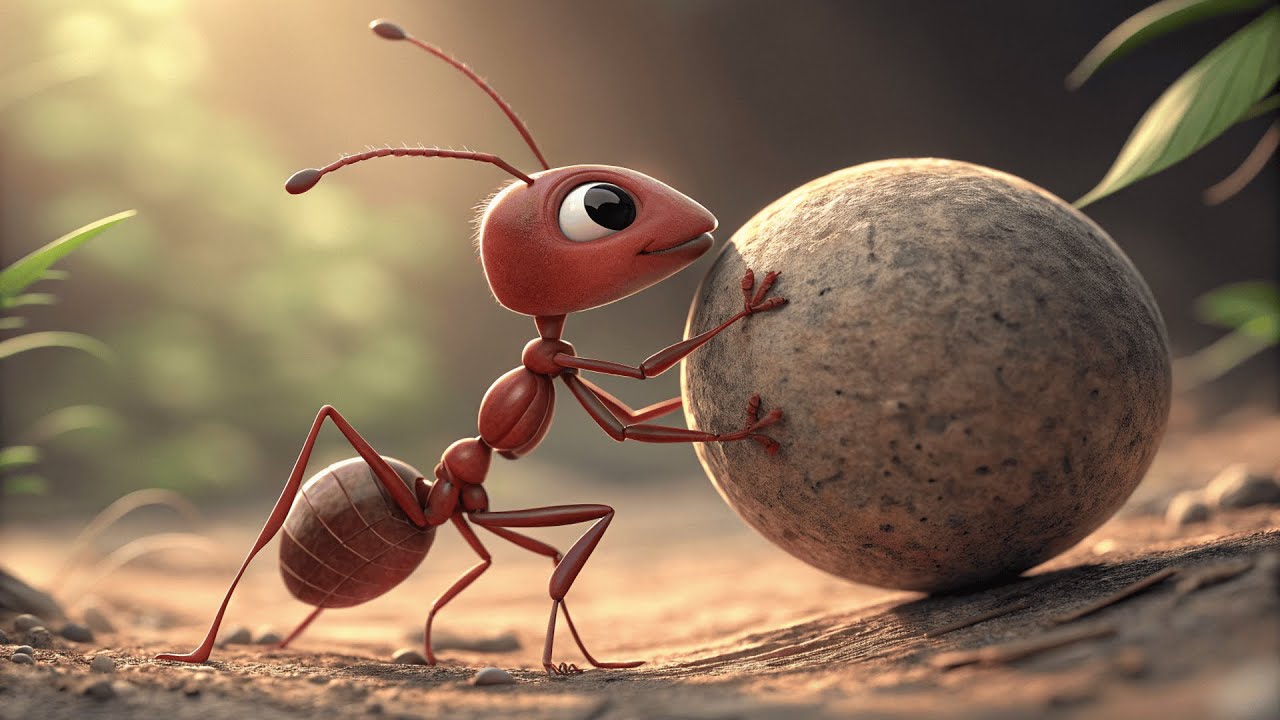 Ants | The Tiny Ant Marches | Kids Song | Poem | Rhyme - YouTube