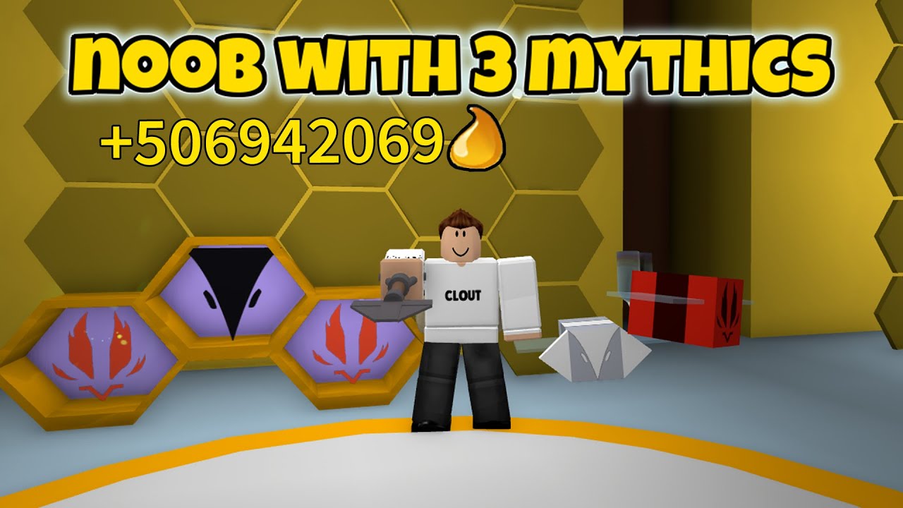 Noob With 3 Mythic Bees! Gets 50 Million Honey 1 Hour! - Bee Swarm ...