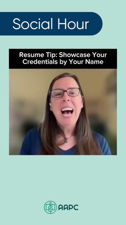 Resume Tip: Showcase Your Credentials by Your Name - YouTube