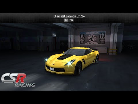 CSR Racing Corvette c7 Zo6 3 star shift pattern - YouTube