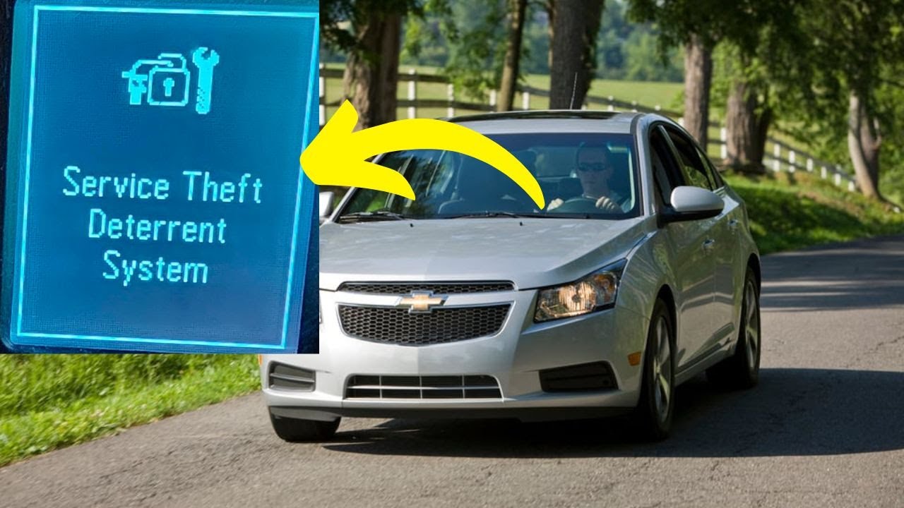 Chevy Cruze “Service theft deterrent system” warning - YouTube