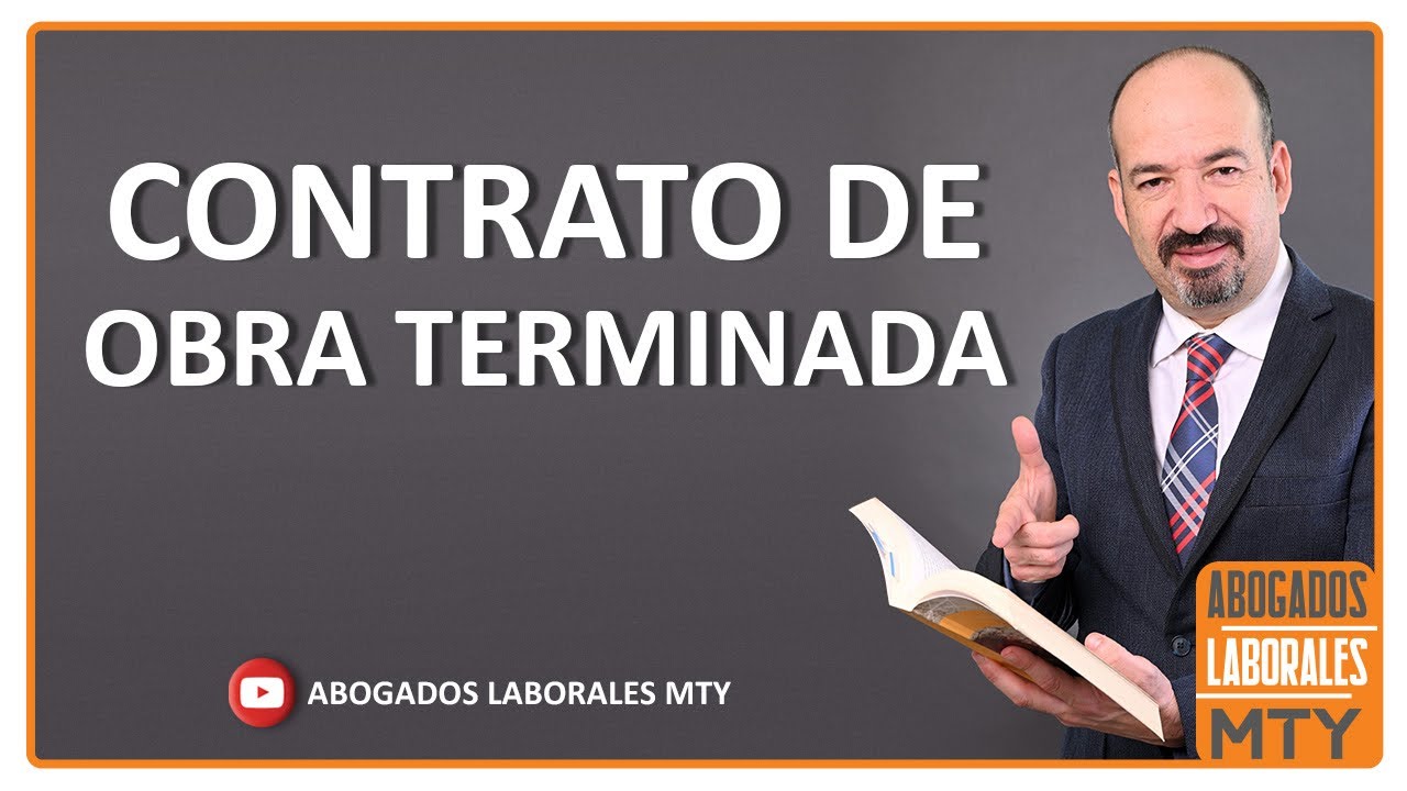 CONTRATO POR OBRA DETERMINADA ANALISIS - YouTube
