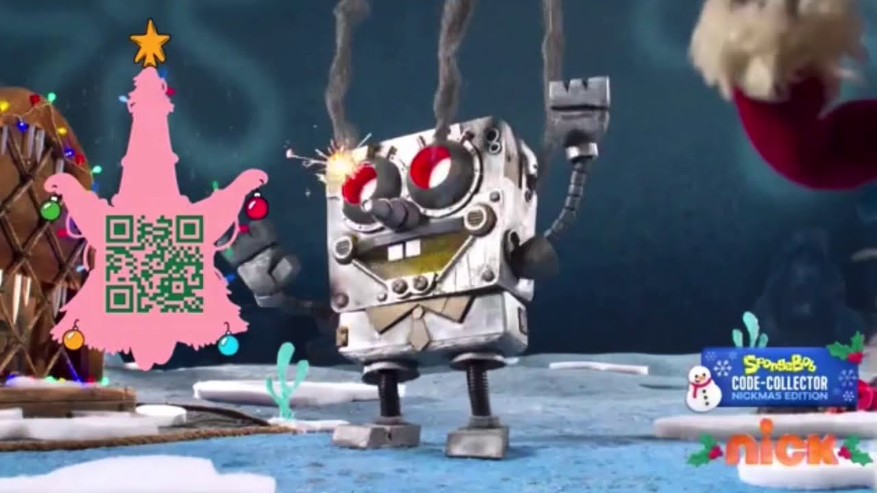 SpongeBob Code-Collector Nickmas Edition “Code” Screenbug #2 - YouTube