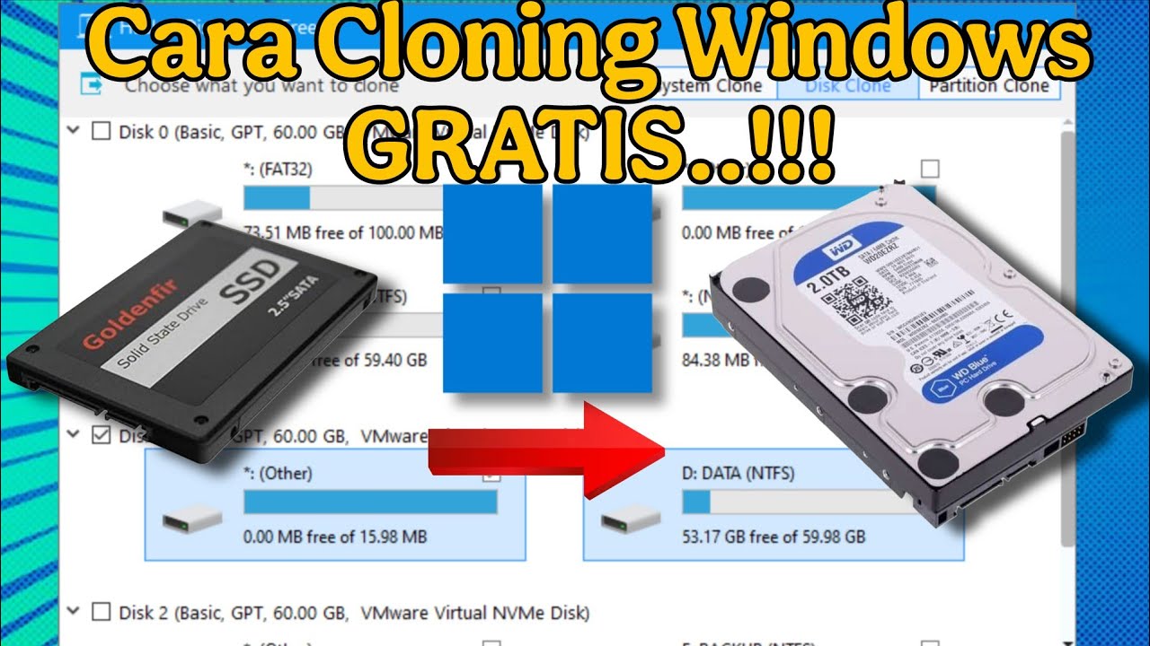 Cara Cloning terbaru 2026 clone windows GRATIS!!!! - YouTube