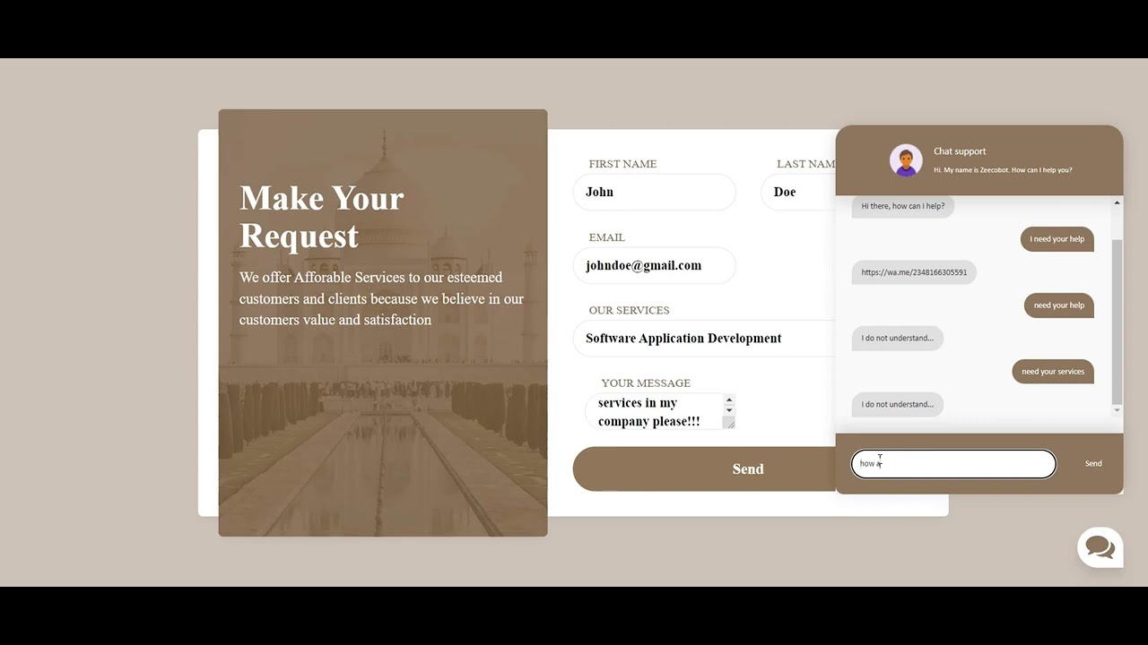 Portfolio Website with AI Chatbot Integration - Trailer #python # ...