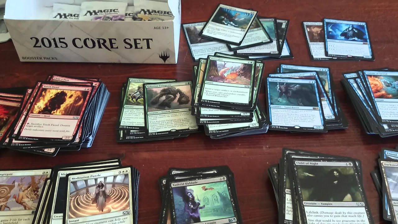 MTG 2015 Core Set booster box opening part 3 - YouTube