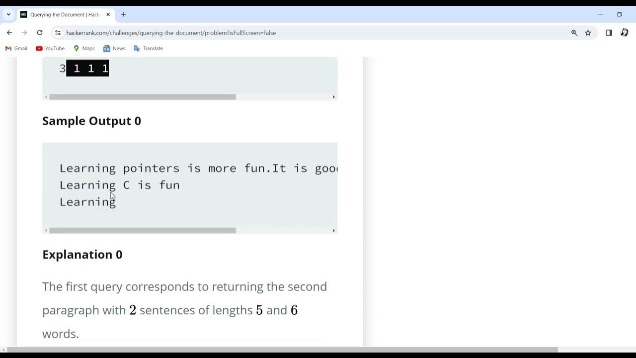 Hackerrank on Querying the Document Part 2 - YouTube