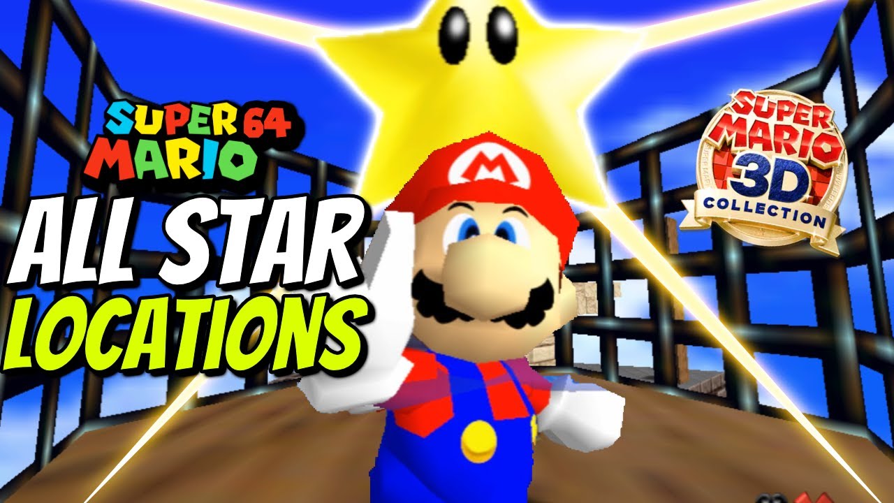 Super Mario 64 (3D Allstars) Gameplay Walkthrough - Whomps Fortress 100 ...