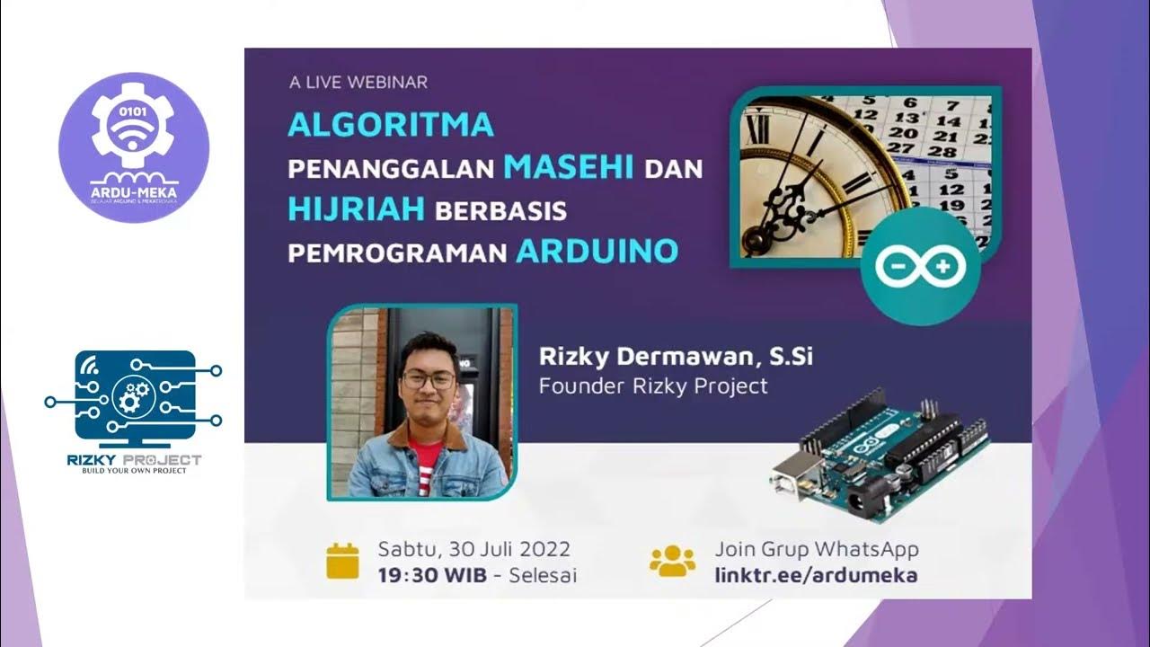 ArduMeka #67 - ALGORITMA PENANGGALAN MASEHI DAN HIJRIAH BERBASIS ARDUINO | @rizkydermawan408 ...