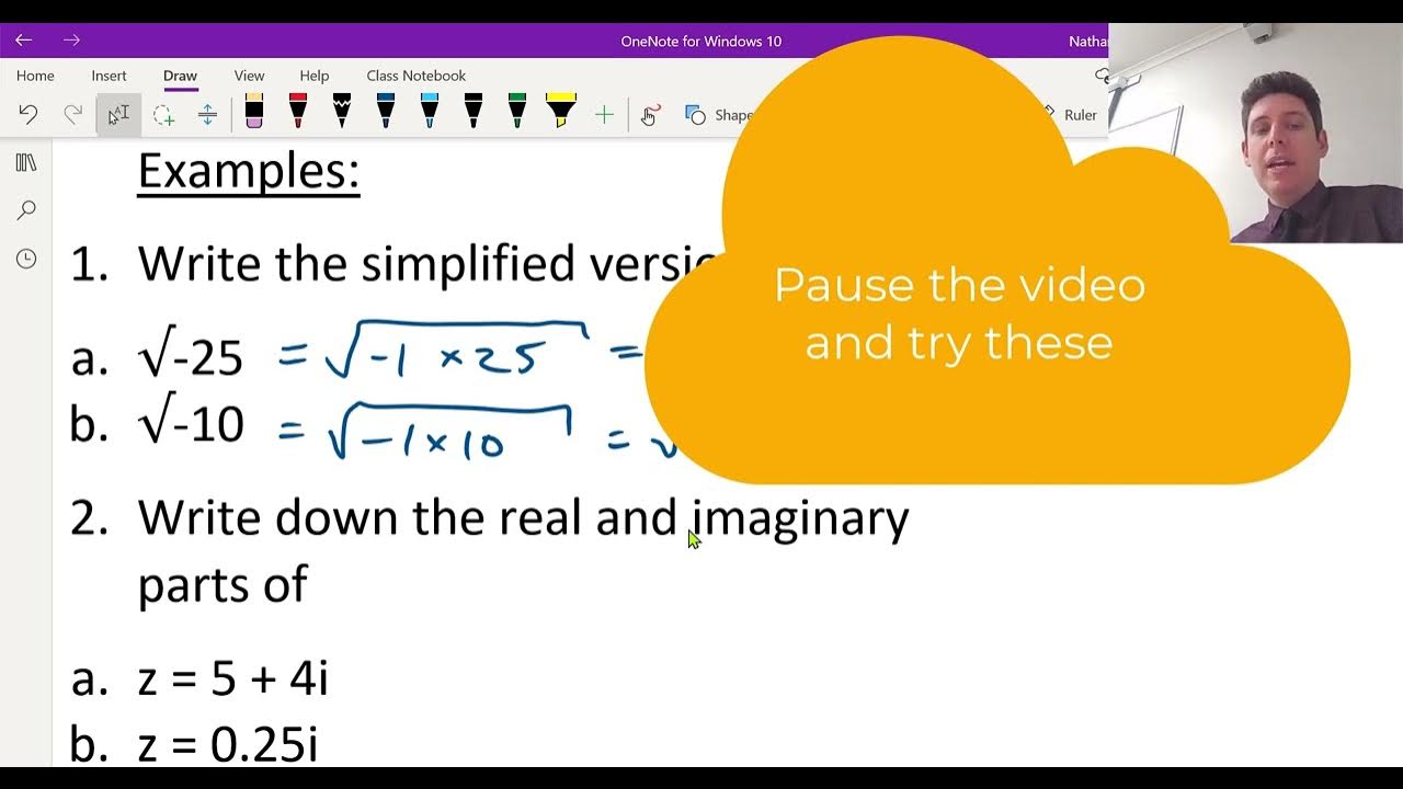 Intro to Complex (Imaginary) Numbers (Specialist Maths) - YouTube