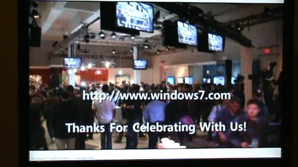Windows 7 launch event part 3 - YouTube