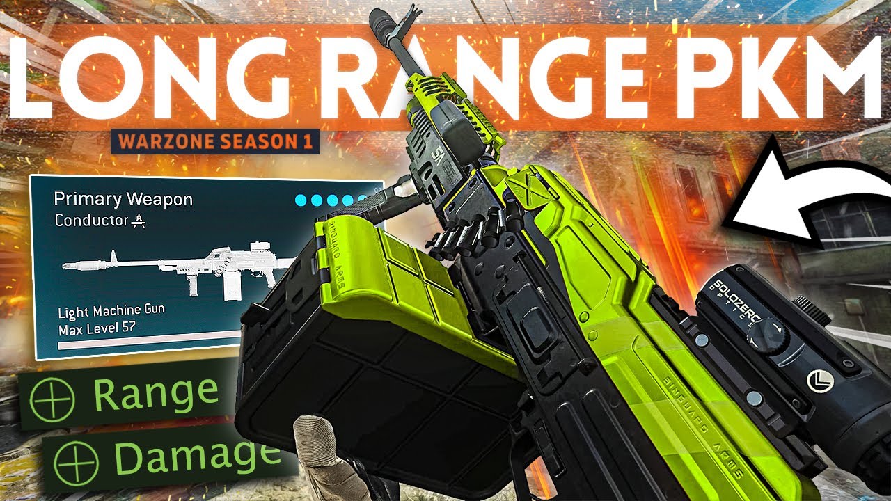 This LONG RANGE PKM Class Setup still BEAMS people in Warzone! - YouTube