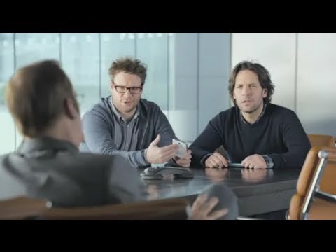 Paul Rudd & Seth Rogen Samsung Super Bowl Commercial - YouTube