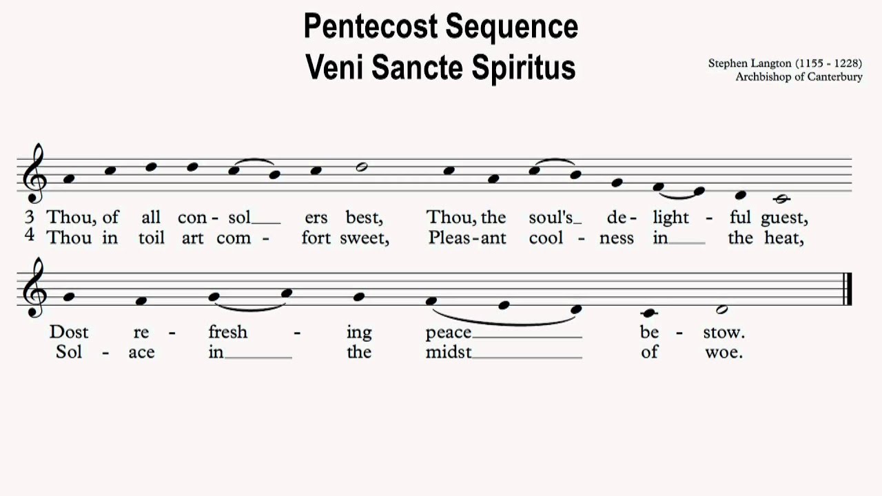 Pentecost Sequence (In English) - YouTube