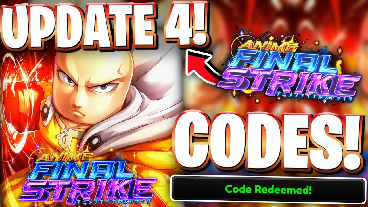 🥊*UPD 4* ALL ONE PUNCH MAN (OPM) UPDATE 4 CODES FOR AFS! ROBLOX ANIME ...