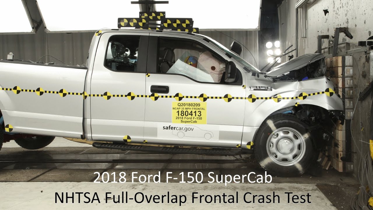 2018-2020 Ford F-150 SuperCab NHTSA Full-Overlap Frontal Crash Test ...
