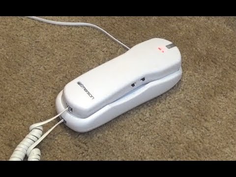 Emerson EM2116 Slimline Telephone | Initial Checkout - YouTube
