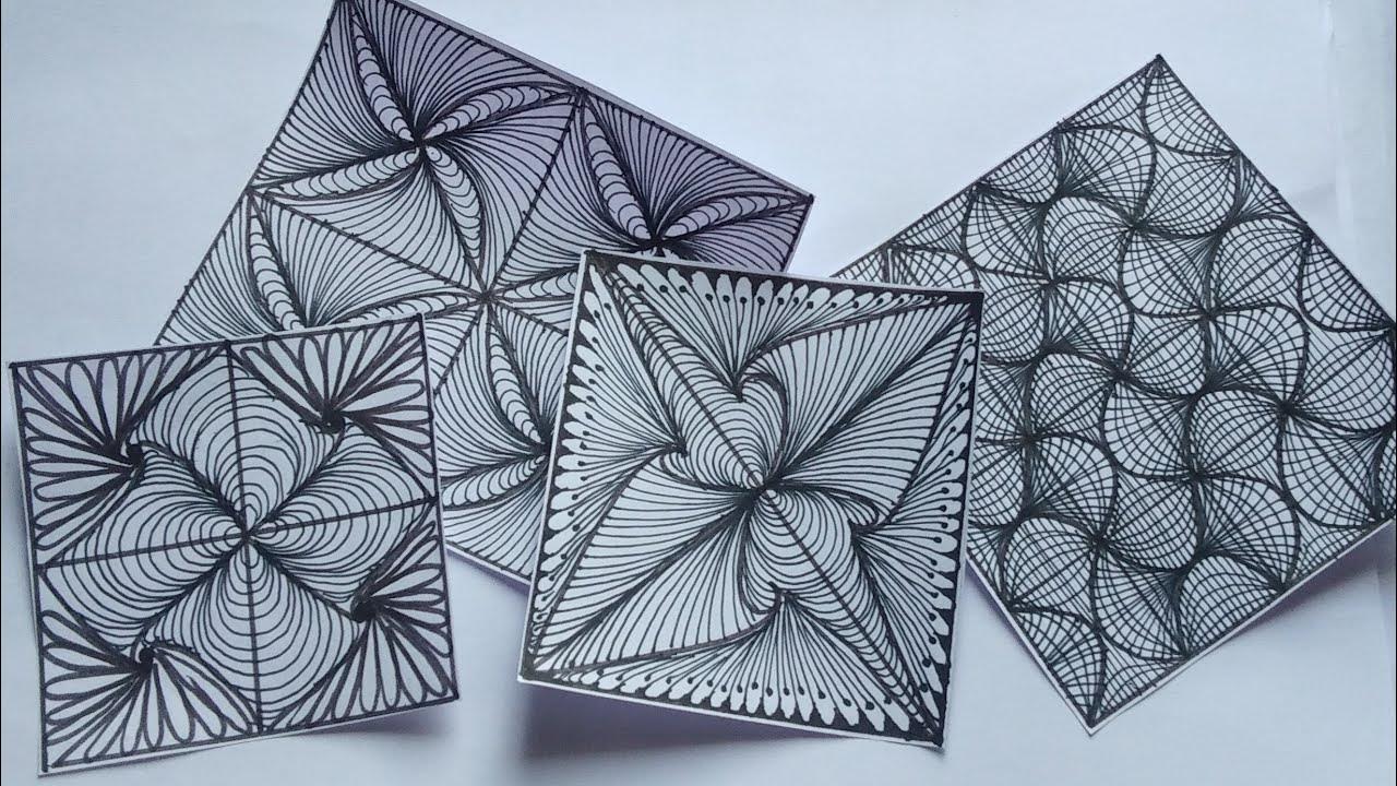 How to draw |How to relax |zentangle patterns |zentangle art for ...