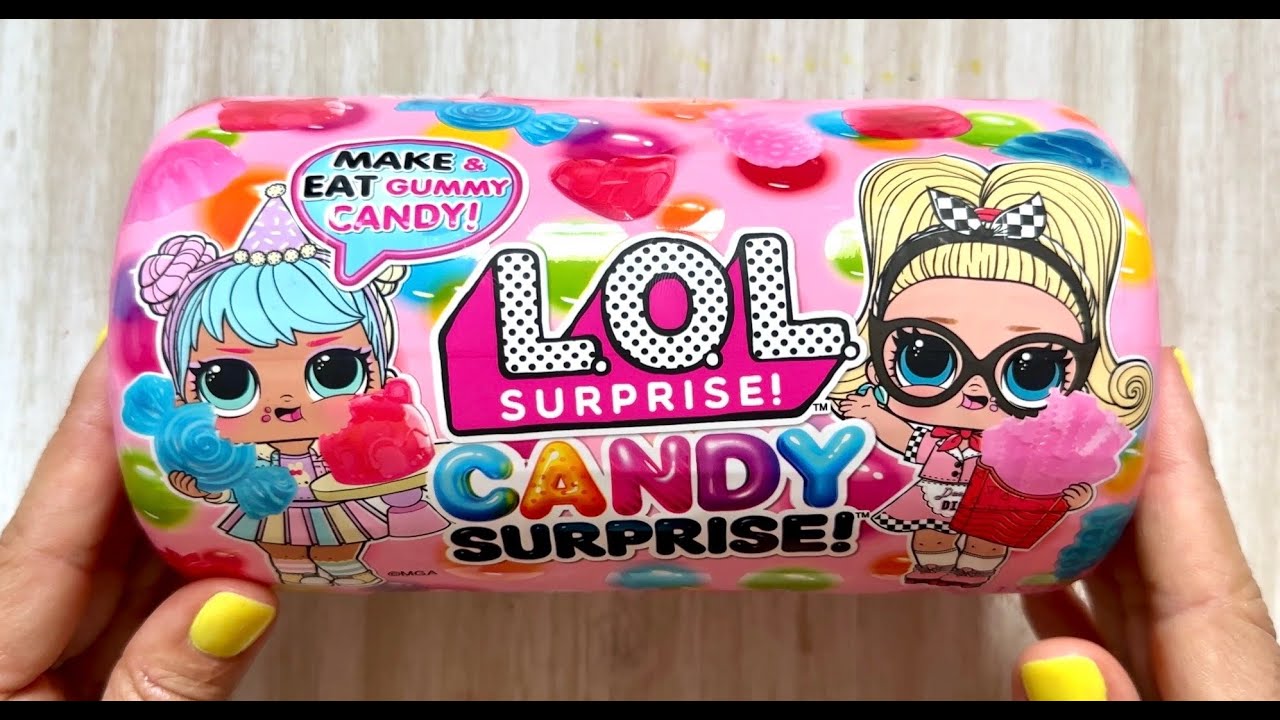 DIYgummy candy with lol doll unboxing - YouTube