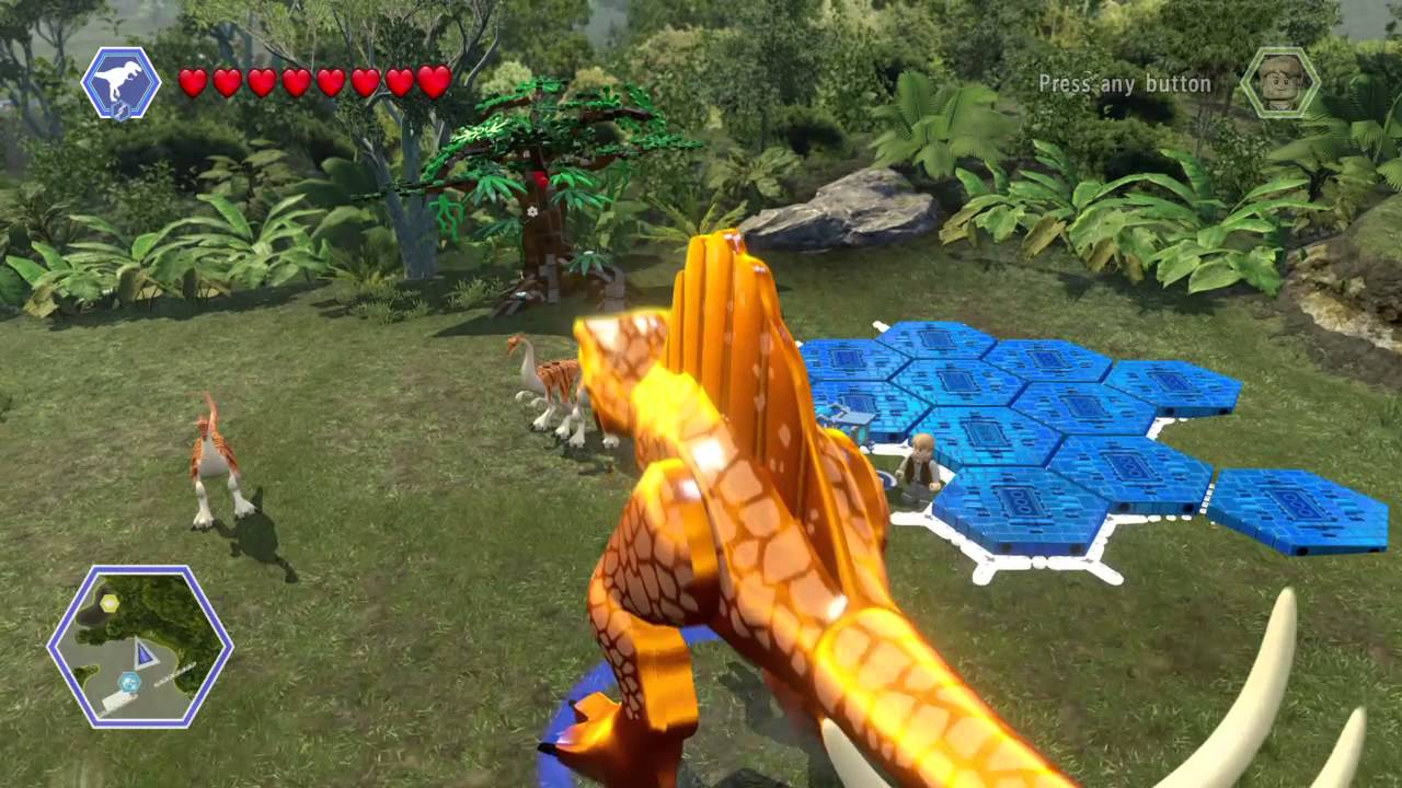 LEGO® Jurassic World all custom dinosaurs - YouTube