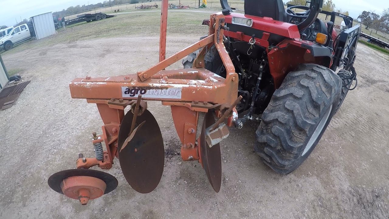 How to Plow with a TYM Compact Tractor - YouTube