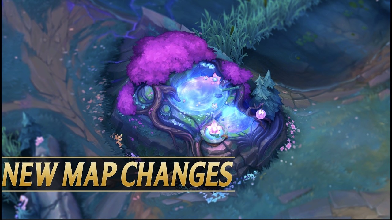 NEW SUMMONER'S RIFT SPIRIT BLOSSOM ACT 2 MAP & STRUCTURE CHANGES ...