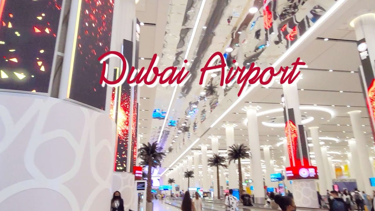 Dazzling Dubai airport (DXB) T3 2021 두바이 공항 - YouTube