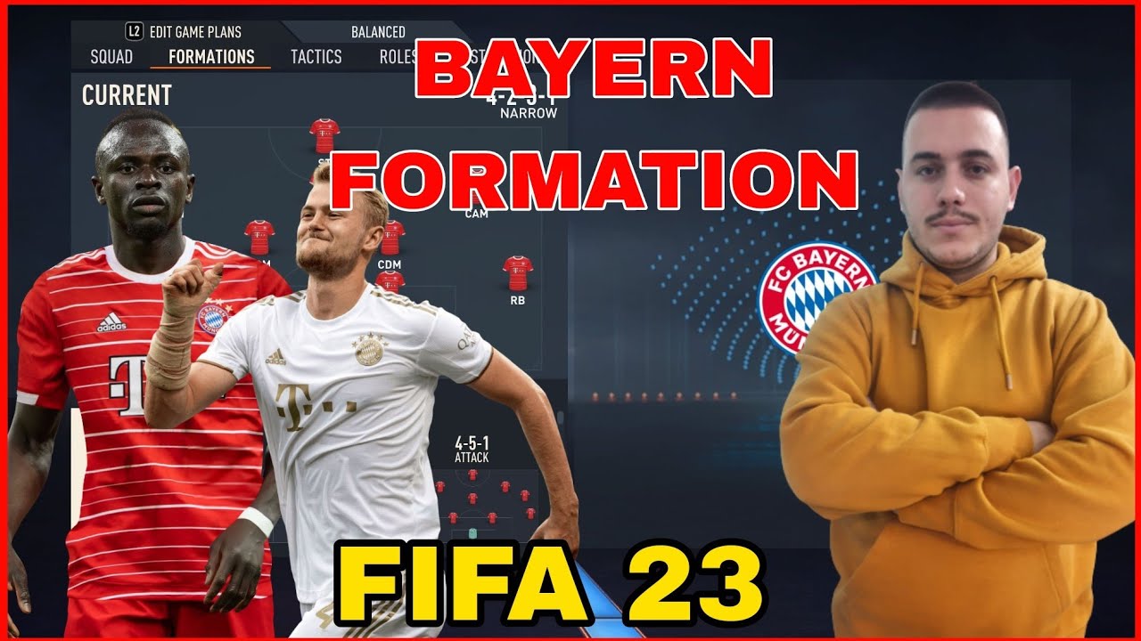 BAYERN FIFA 23 - FORMATION & TACTICS! - YouTube
