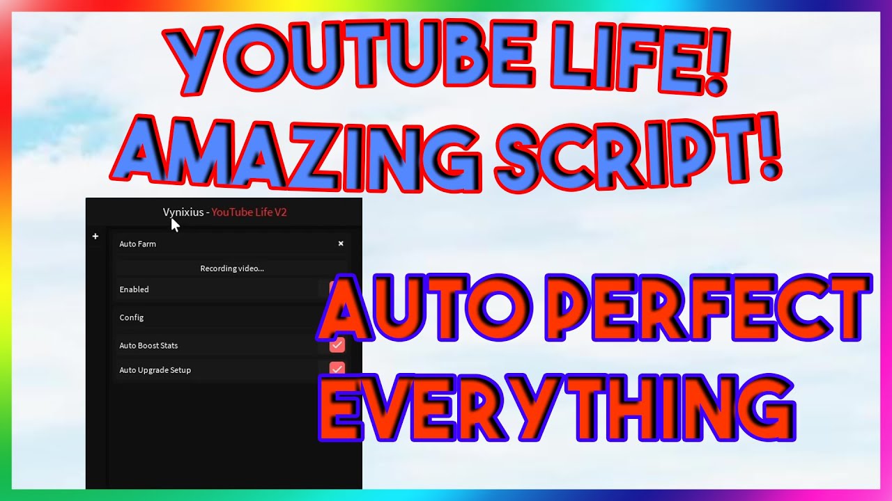 Roblox New Youtube Life Script Exploit Gui Pastebin 2022 Youtube