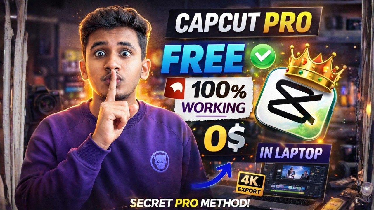 CapCut Pro Features in Laptop | Full Setup Guide 2026 - YouTube