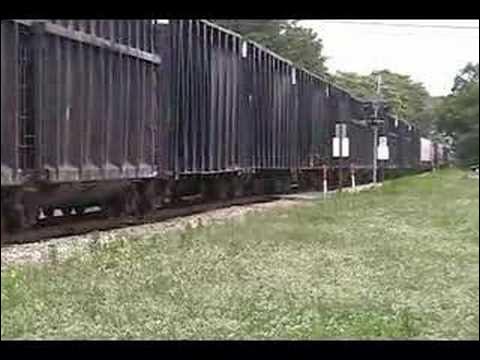 Train CP-258 detours along the NYS&W at Hawthorne, NJ - YouTube