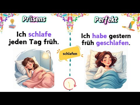 German Grammar Made Easy: Present vs Present Perfect🎓✨