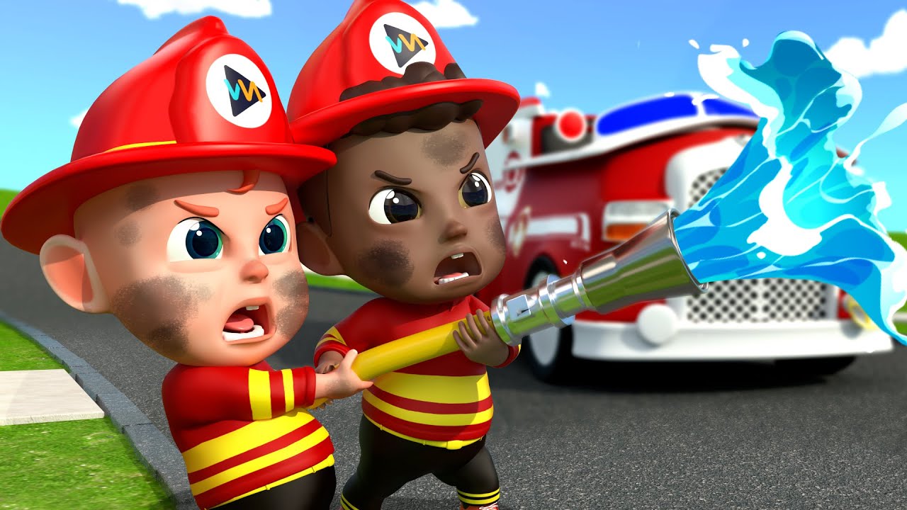 Firefighters Song + Job and Career Song - More Nursery Rhymes & Kids ...