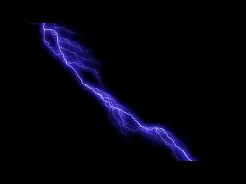 Lighting strike effect video overlay thunder storm electric free ...