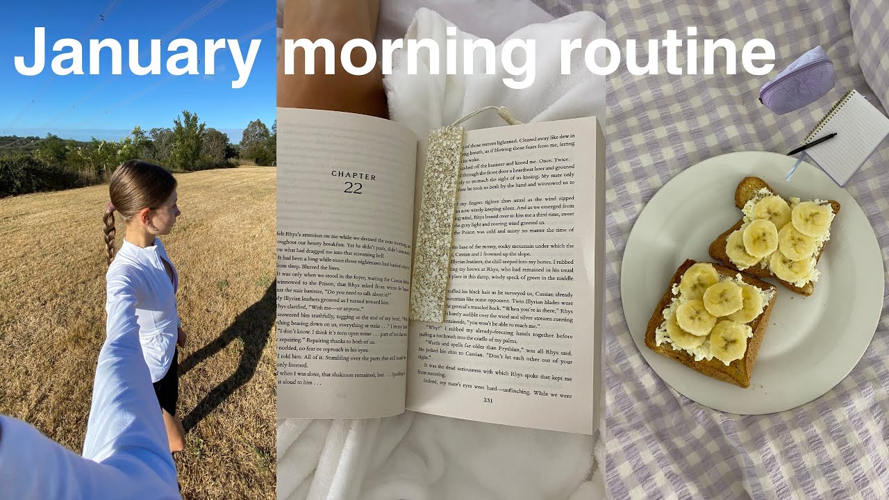 MY 6AM JANUARY MORNING ROUTINE: 2025 habits, gratitude & summer season ...