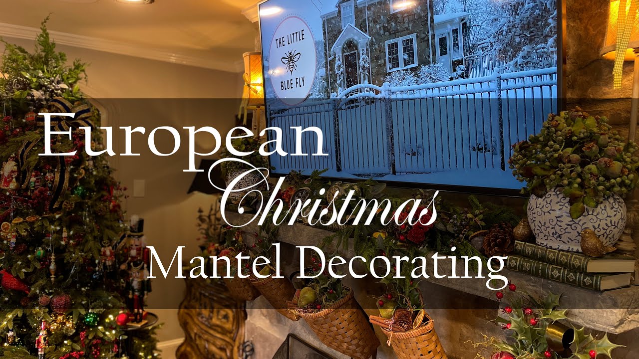 (MY HERITAGE) EUROPEAN INFLUENCED CHRISTMAS MANTEL ~ FRUITS, CLOCKS ...