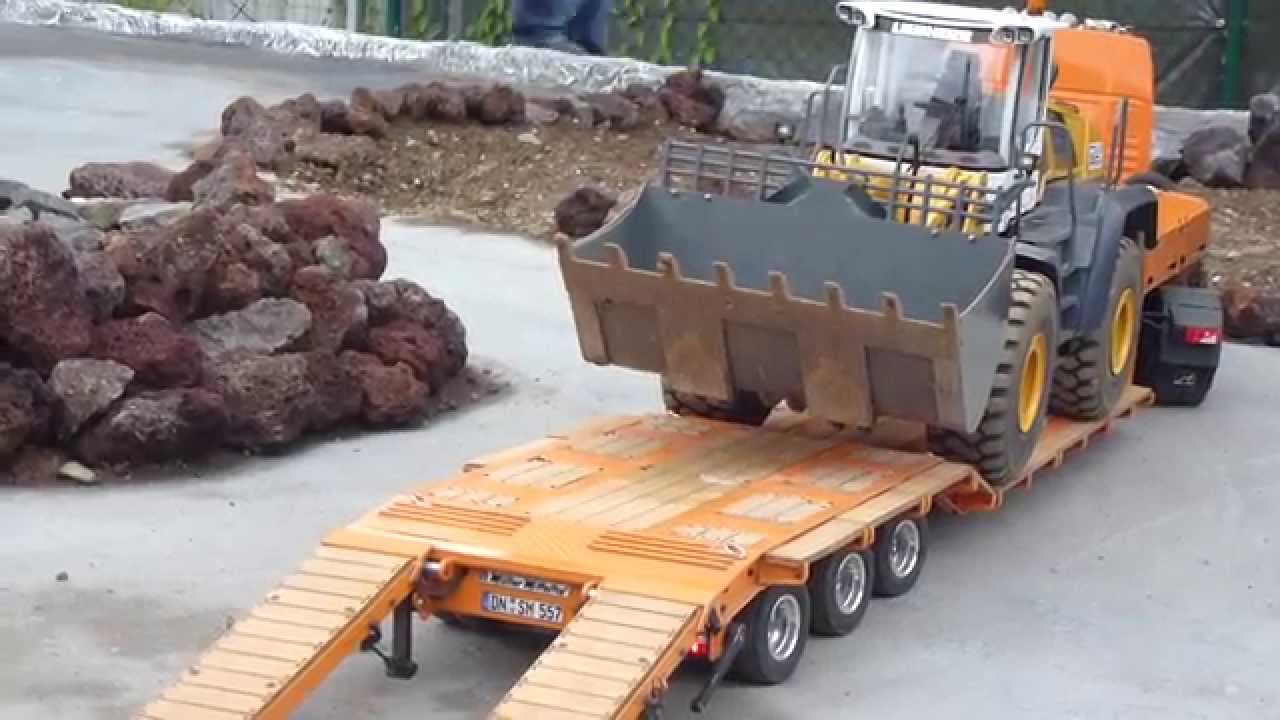 RC WHEEL LOADER HEAVY HAULAGE AT THE CONSTRUCTION SITE - SCALEART ...