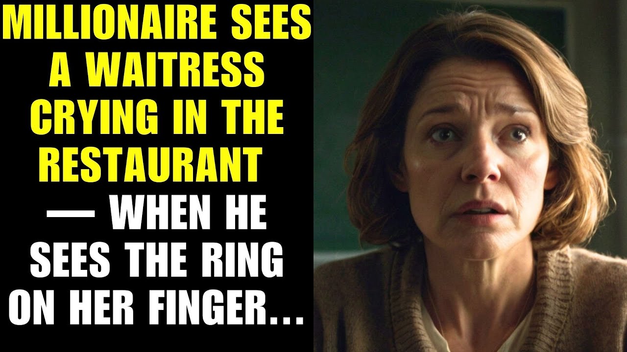 Millionaire Sees a Waitress Crying in the Restaurant — when he sees the ...