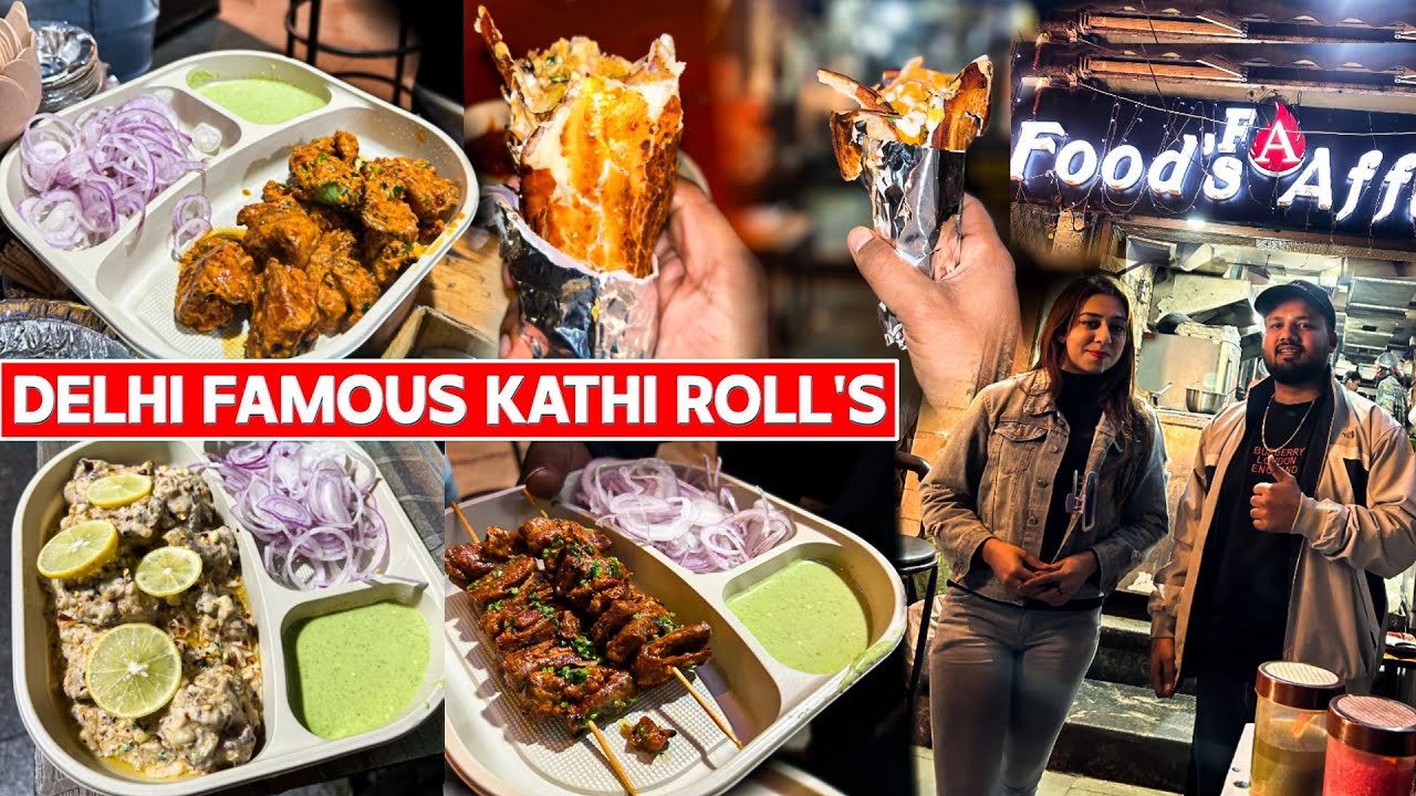 Roll’s Queen ke Best Kathi Roll in Delhi | Most Famous Kathi Rolls | # ...