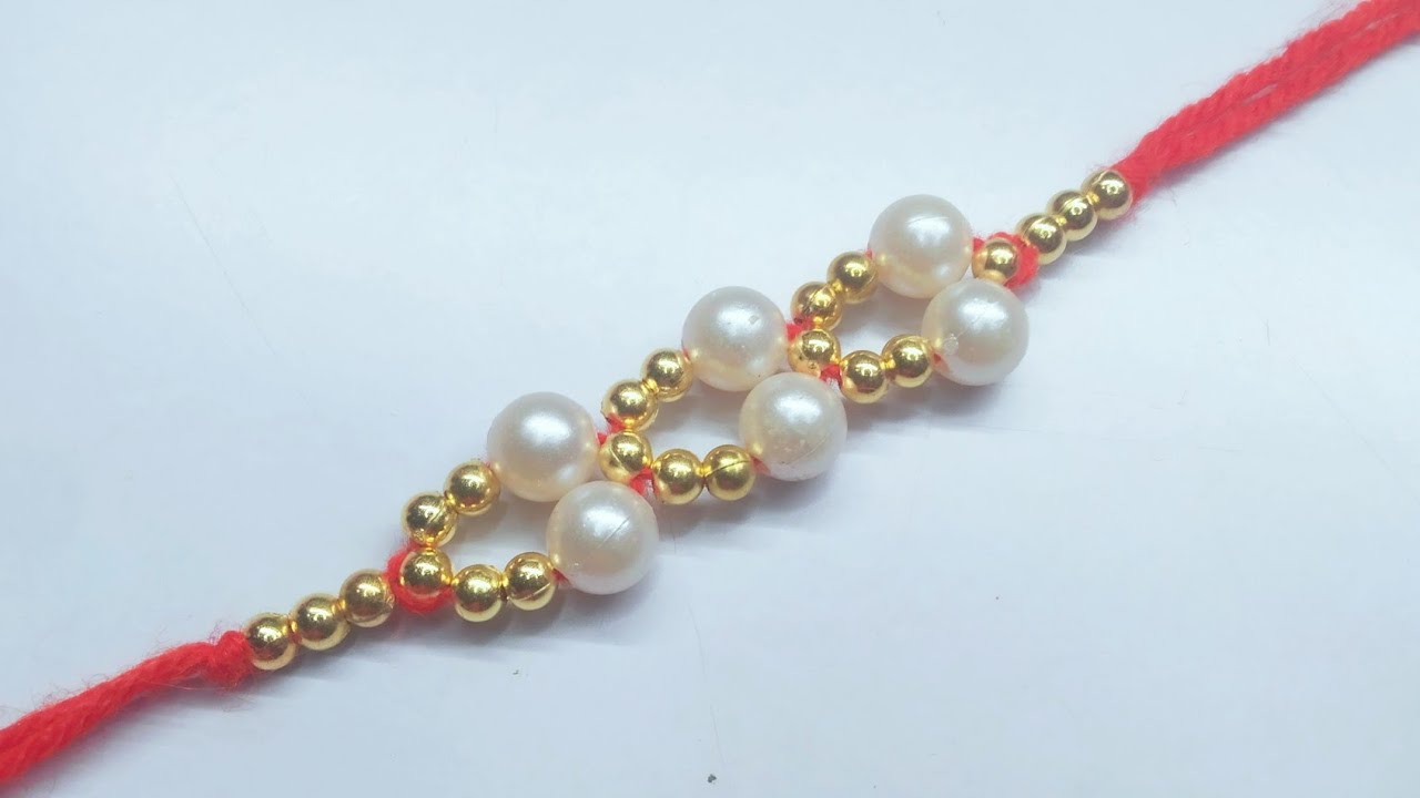 Simple Rakhi Making Ideas😇 / Homemade Rakhi👍👍 / Handmade Rakhi / Diy ...